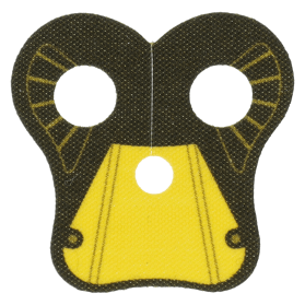 LEGO onderdele bb0673pb03 - Yellow Minifigure Armor Pauldron Cloth with ...
