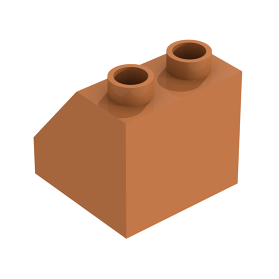 orange duplo bricks