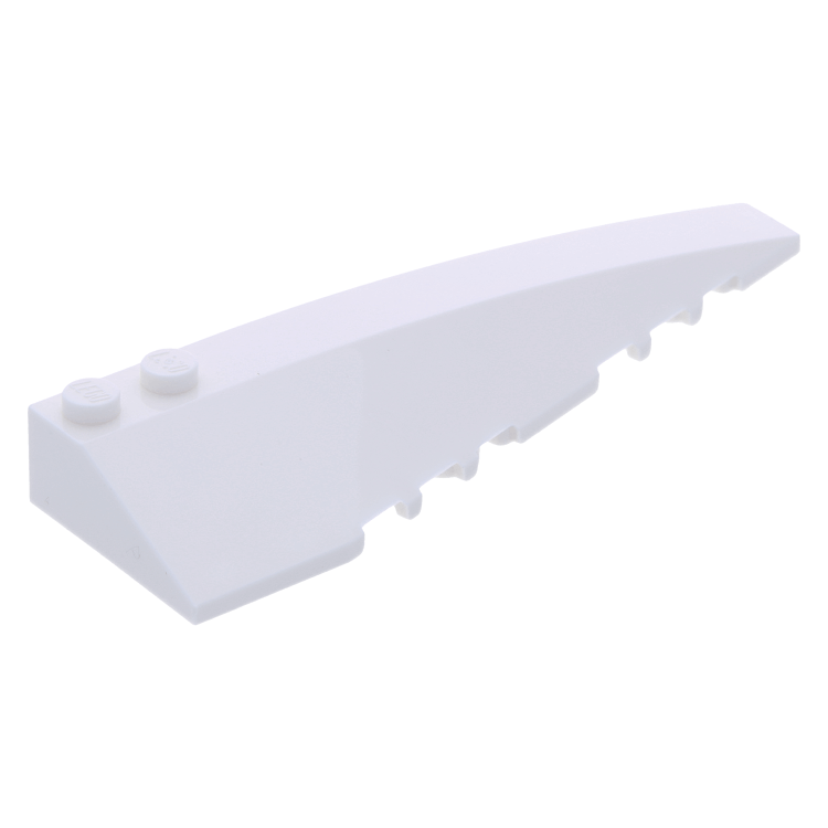 LEGO onderdele 50956 - White Wedge 10 x 3 Right bij BrickScout