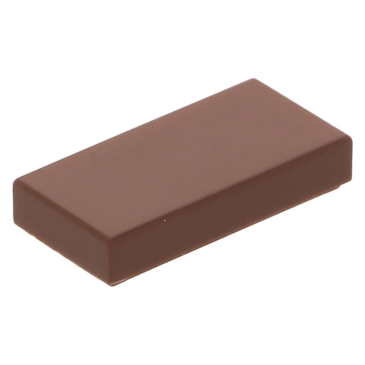 LEGO Einzelteil 3069b - Reddish Brown Tile 1 x 2 with Groove bei BrickScout