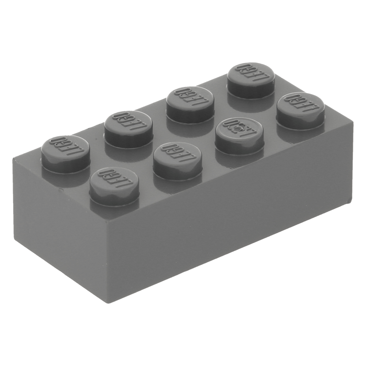 LEGO Einzelteil 3001 - Dark Bluish Gray Brick 2 x 4 bei BrickScout