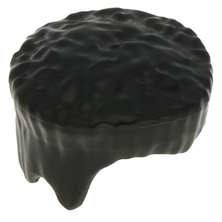 LEGO Einzelteil 30608 - Black Minifig, Hair Flat Top bei BrickScout