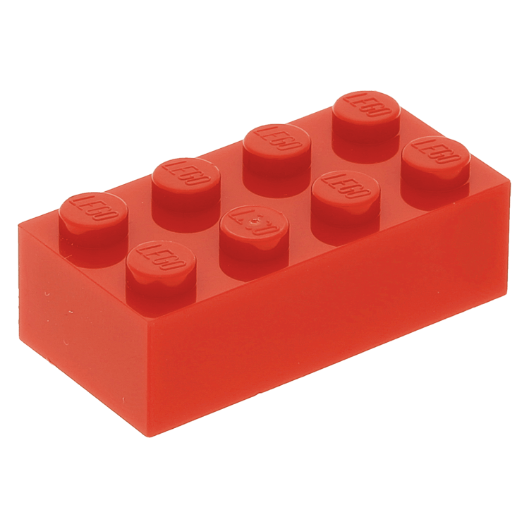 LEGO Einzelteil 3001 - Red Brick 2 x 4 bei BrickScout