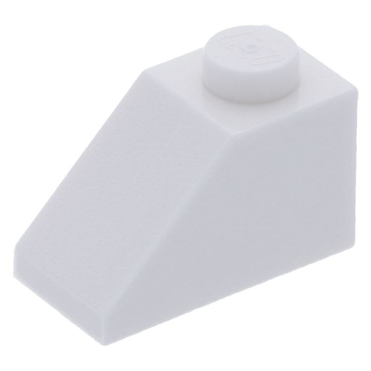LEGO Einzelteil 3040 - White Slope 45 2 x 1 bei BrickScout