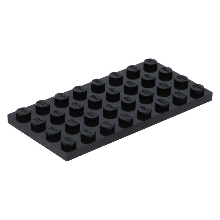 LEGO Einzelteil 3035 - Black Plate 4 x 8 bei BrickScout