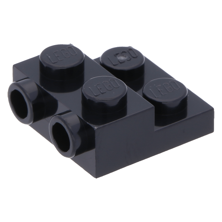LEGO Einzelteil 99206 - Black Plate, Modified 2 x 2 x 2/3 with 2 Studs ...