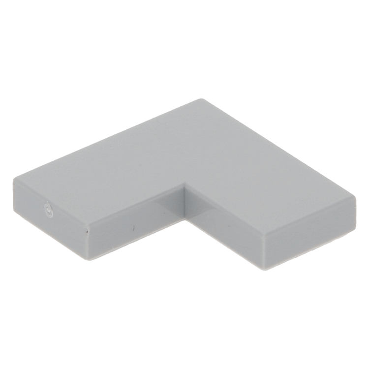 LEGO Einzelteil 14719 - Light Bluish Gray Tile 2 x 2 Corner bei BrickScout