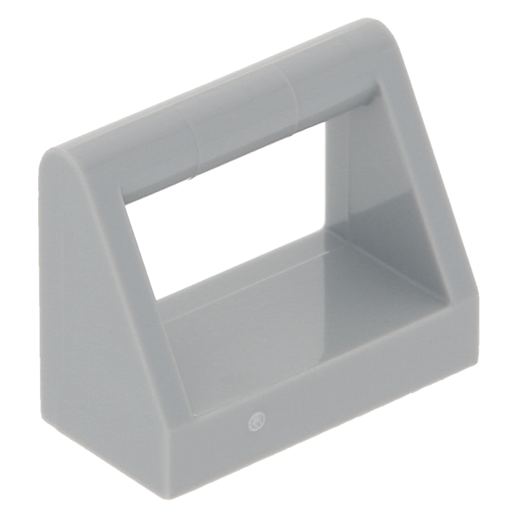 LEGO Einzelteil 2432 - Light Bluish Gray Tile, Modified 1 x 2 with ...
