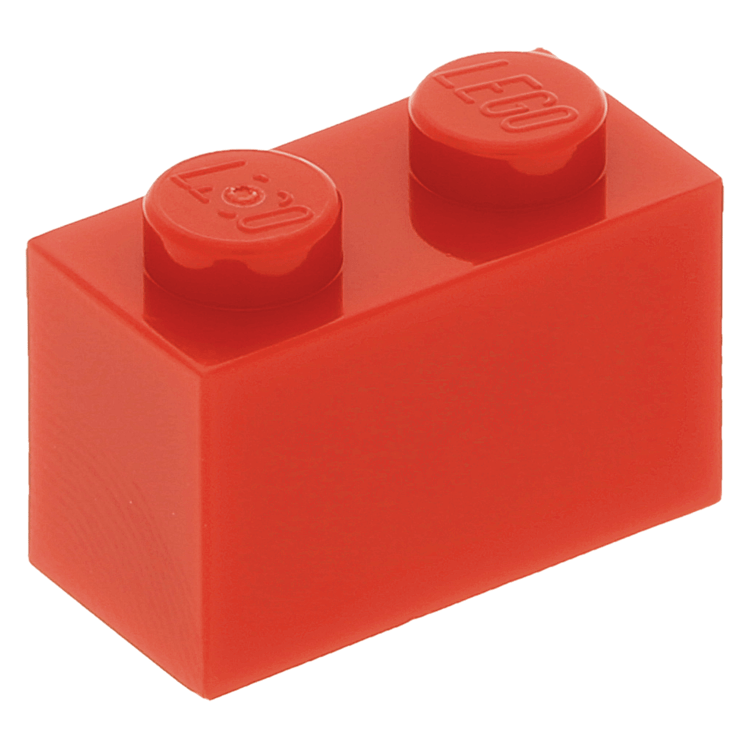 LEGO Einzelteil 3004 - Red Brick 1 x 2 bei BrickScout