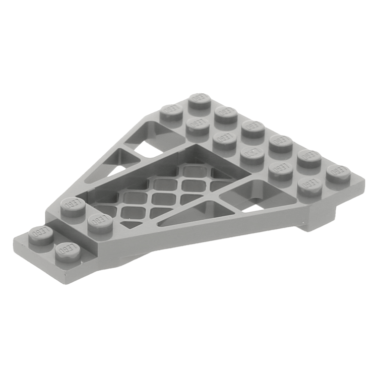 LEGO Einzelteil 30036 - Dark Bluish Gray Wedge, Plate 8 x 6 x 2/3 with ...