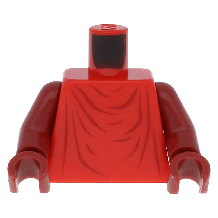 LEGO part 973px70c03 - Red Torso SW Imperial Robe with Dark Red Creases ...