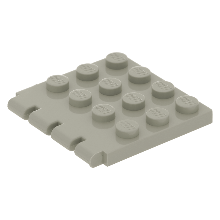 LEGO Einzelteil 4213 - Light Gray Hinge Vehicle Roof 4 x 4 bei BrickScout