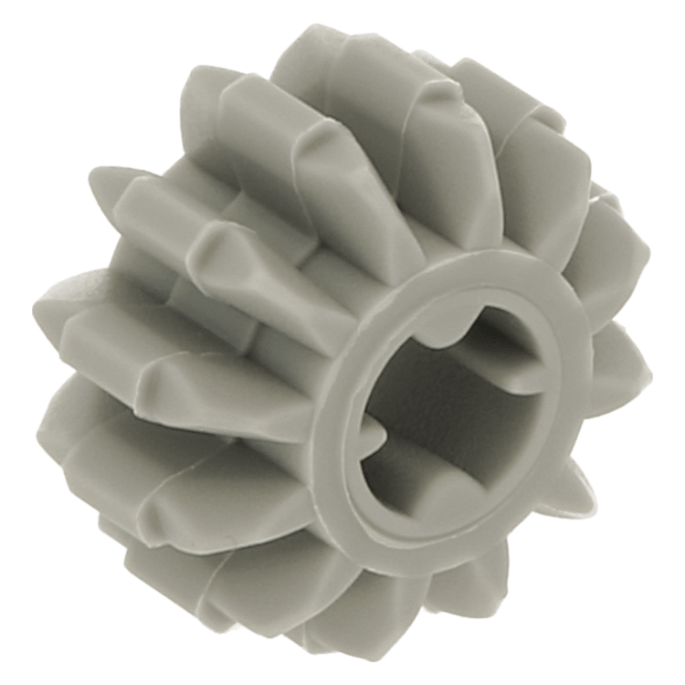 LEGO Einzelteil 32270 - Light Gray Technic, Gear 12 Tooth Double Bevel ...