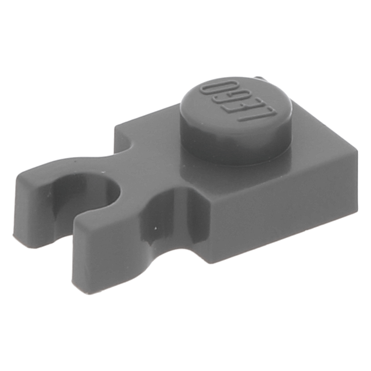 LEGO Einzelteil 4085c - Dark Bluish Gray Plate, Modified 1 x 1 with ...