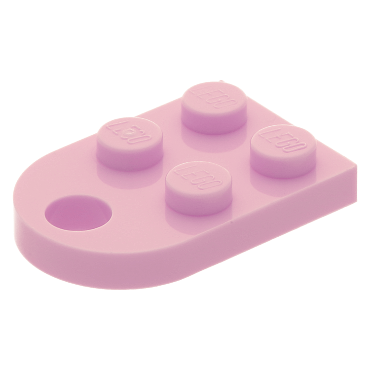 LEGO Einzelteil 3176 - Bright Pink Plate, Modified 3 x 2 with Hole bei ...