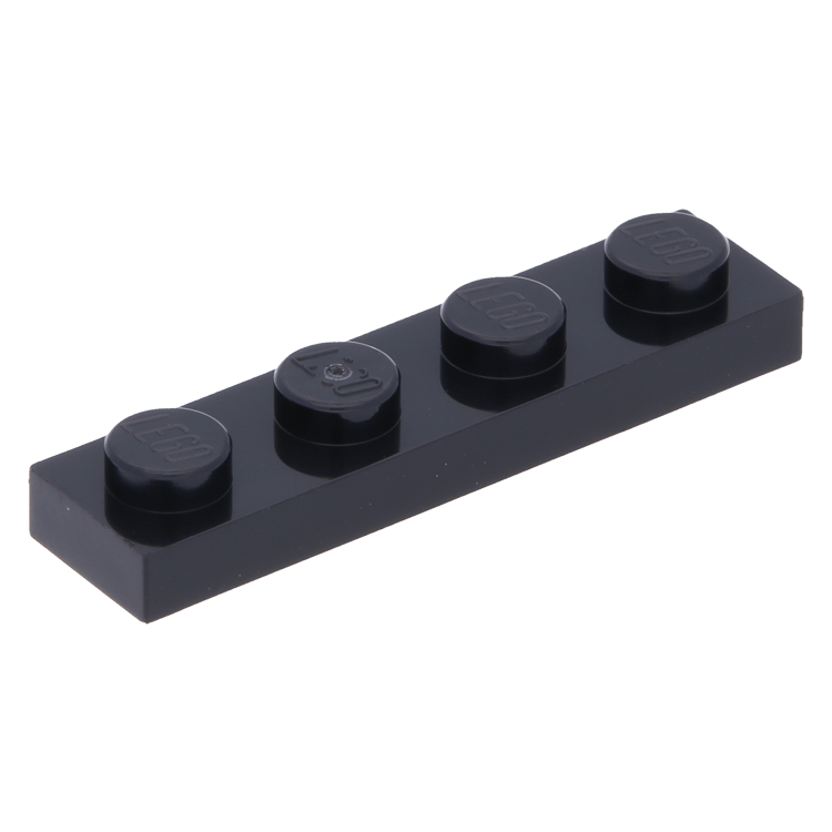 LEGO Einzelteil 3710 - Black Plate 1 x 4 bei BrickScout