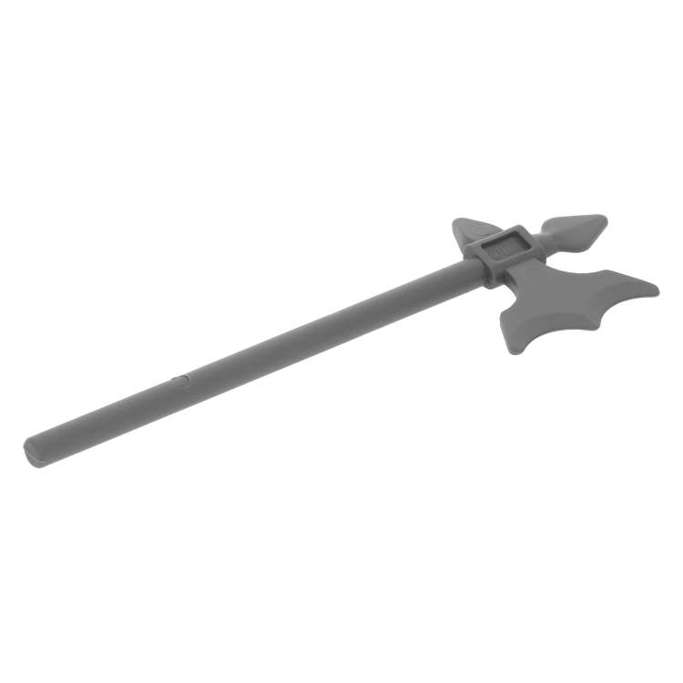 LEGO Einzelteil 6123 - Dark Bluish Gray Minifig, Weapon Halberd ...