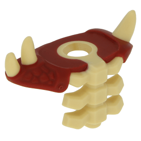 LEGO Einzelteil 18961pb01 - Tan Minifig, Armor Shoulder Pads with 3 ...