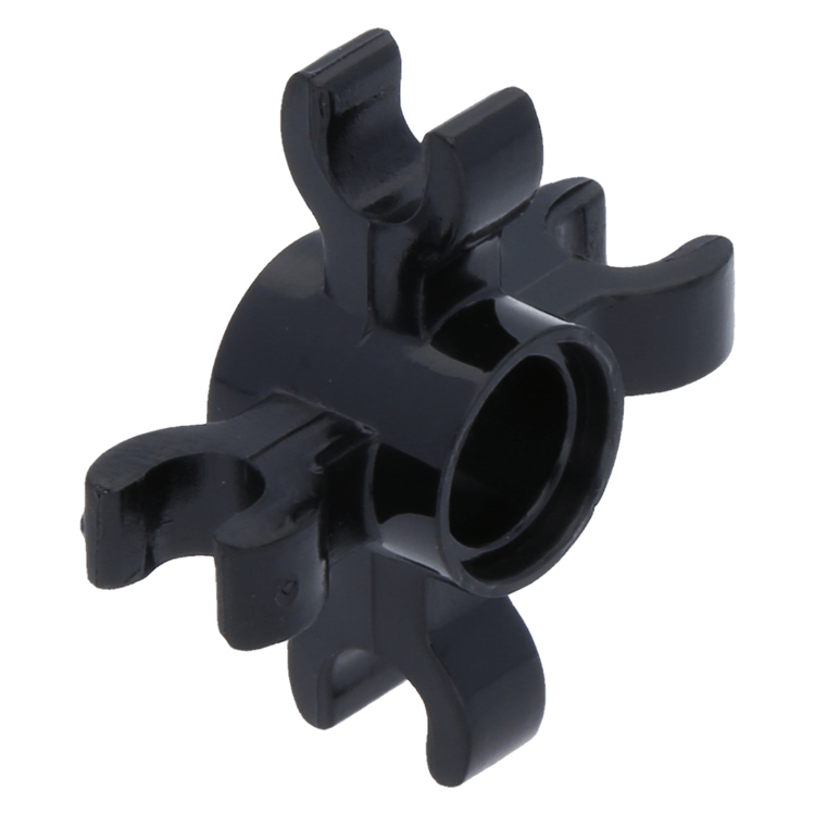 LEGO Einzelteil 90202 - Black Technic, Pin Connector Round with 4 Clips ...
