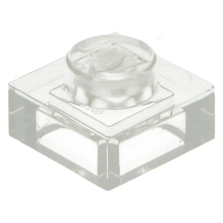 LEGO Einzelteil 3024 - Trans-Clear Plate 1 x 1 bei BrickScout