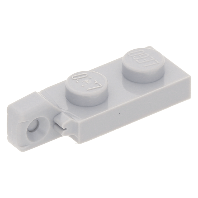 Lego Einzelteil 44301b Light Bluish Gray Hinge Plate 1 X 2 Locking With 1 Finger On End