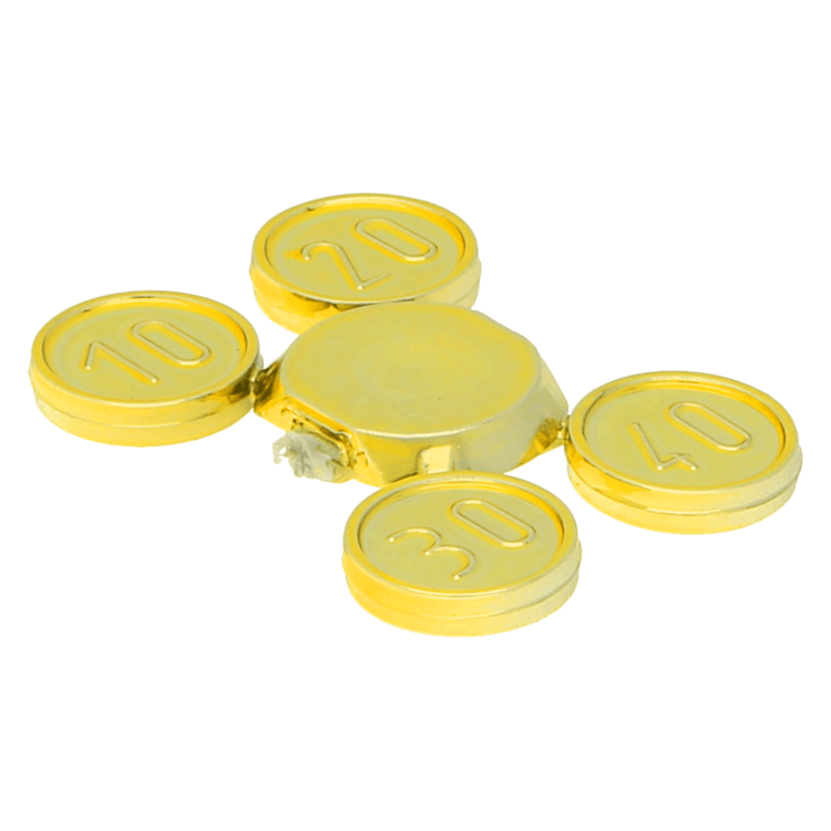 LEGO part 70501 - Chrome Gold Minifig, Utensil Coins Complete Set on ...