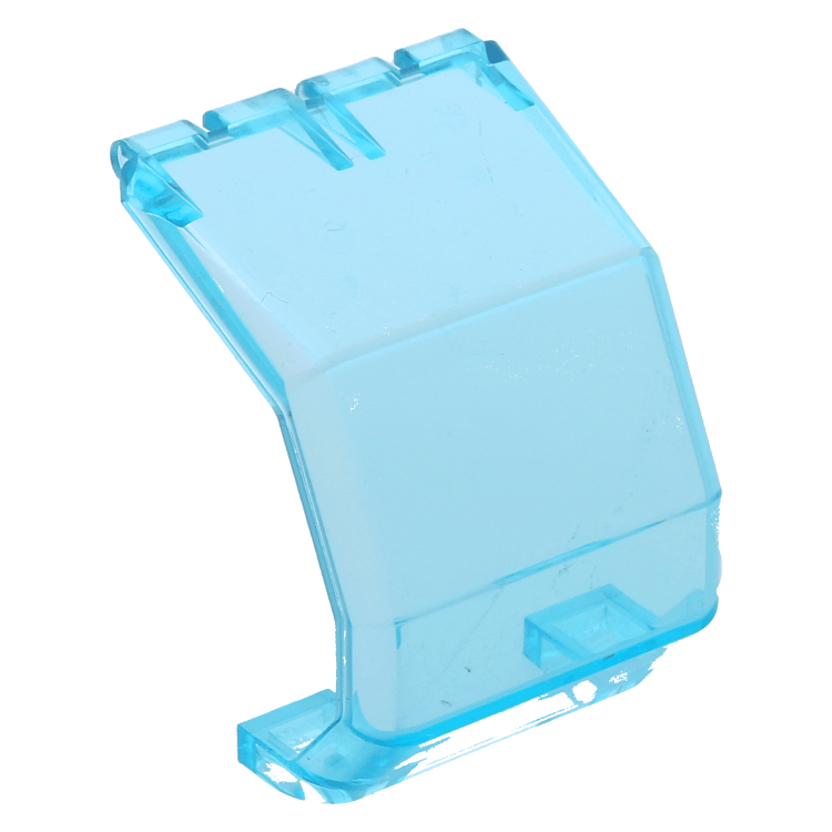 LEGO Einzelteil 2483 - Trans-Light Blue Windscreen 4 x 4 x 4 1/3 ...
