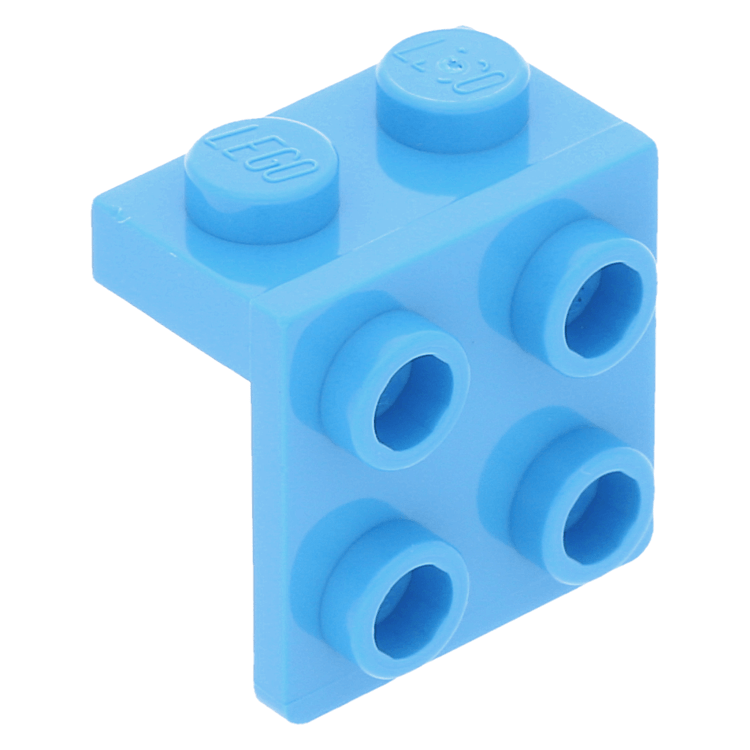 LEGO Einzelteil 44728 - Dark Azure Bracket 1 x 2 - 2 x 2 bei BrickScout