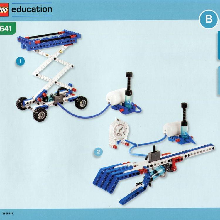LEGO Bauanleitung für Set 9641 - Mechanisms Pneumatics Add-On Set bei ...