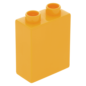 orange duplo bricks