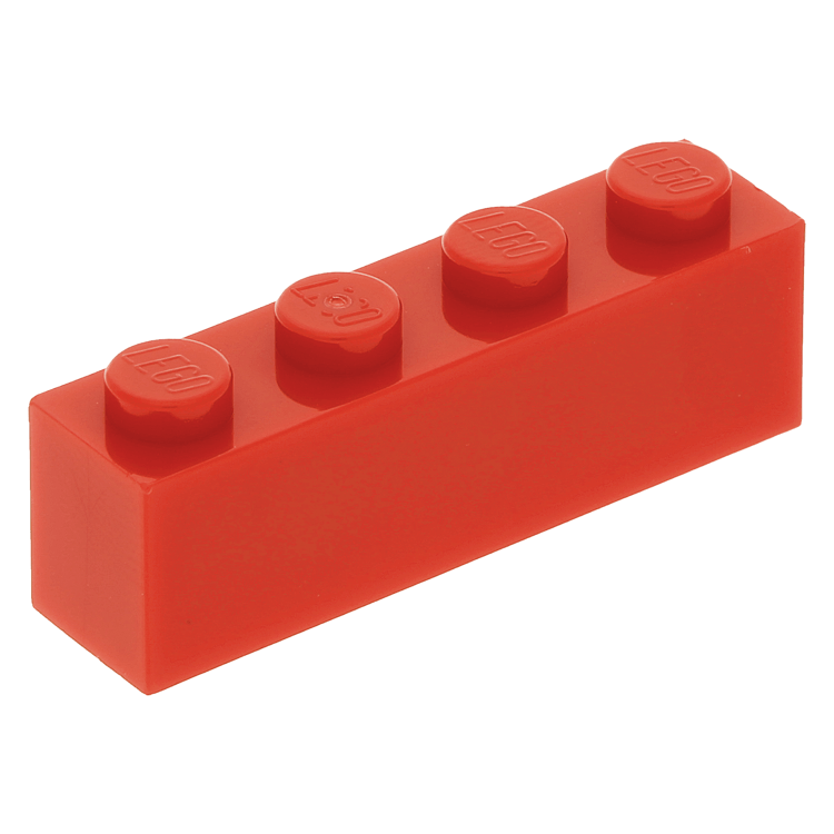 LEGO Einzelteil 3010 - Red Brick 1 x 4 bei BrickScout