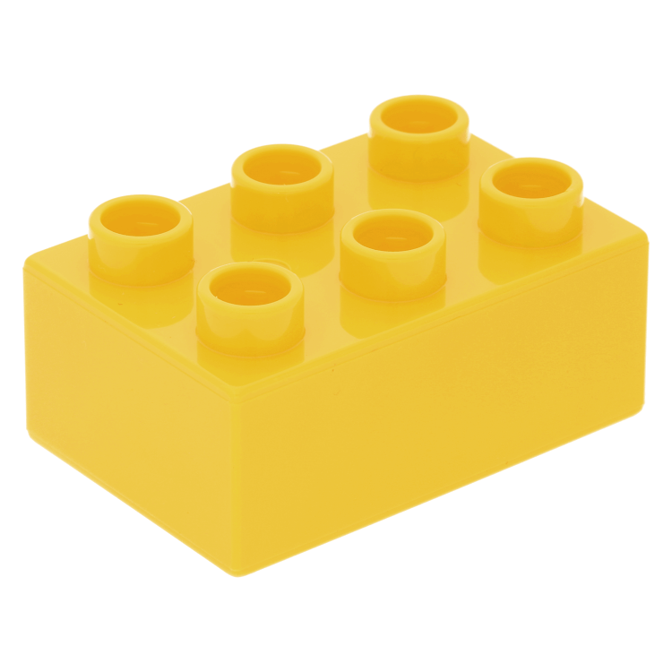 LEGO Einzelteil 87084 - Yellow Duplo, Brick 2 x 3 bei BrickScout
