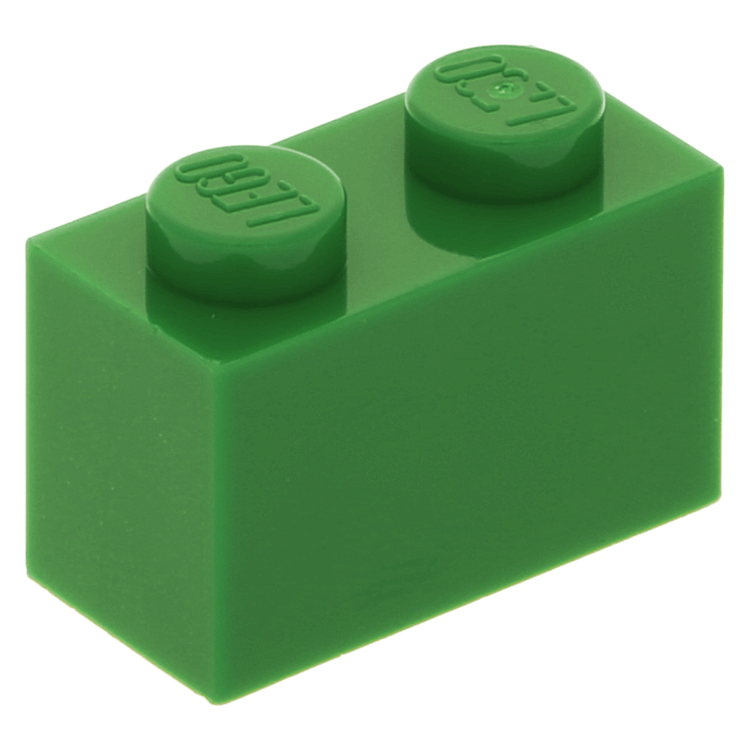 LEGO Einzelteil 3004 - Green Brick 1 x 2 bei BrickScout