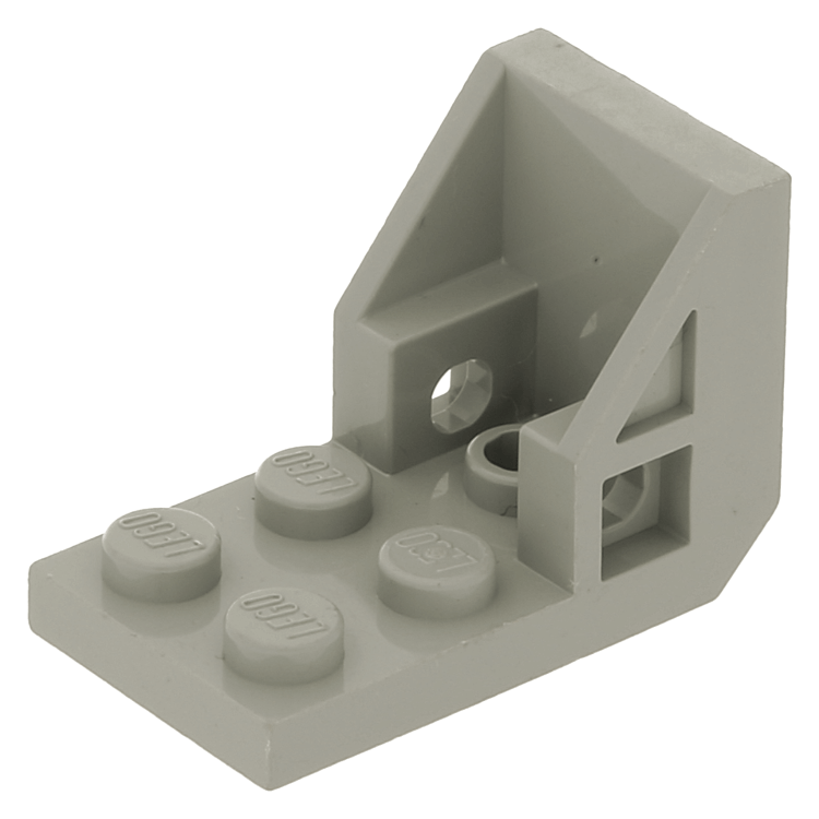 LEGO Einzelteil 4598 - Light Gray Bracket 3 x 2 - 2 x 2 (Space Seat ...