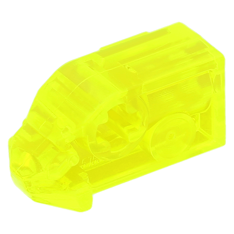 LEGO part 57536 - Trans-Neon Green Bionicle Head Connector Block Eye ...