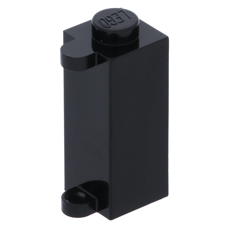 LEGO Einzelteil 3581 - Black Brick, Modified 1 x 1 x 2 with Shutter ...