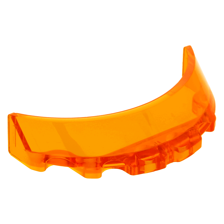 LEGO Einzelteil 62360 - Trans-Orange Windscreen 3 x 6 x 1 Curved bei ...