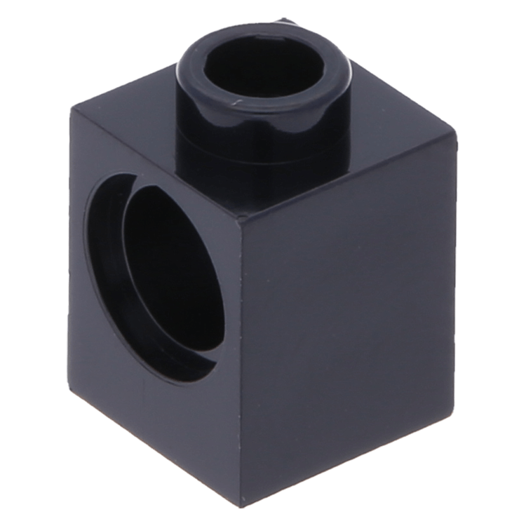 LEGO Einzelteil 6541 - Black Technic, Brick 1 x 1 with Hole bei BrickScout