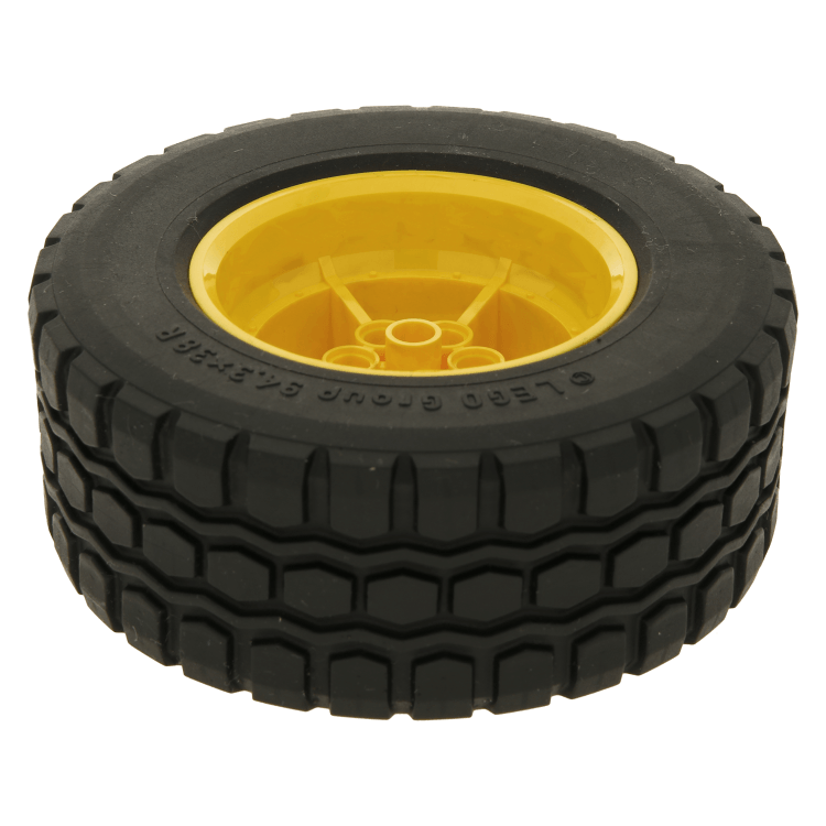 LEGO part 15038c03 - Yellow Wheel 56mm D. x 34mm Technic Racing Medium ...