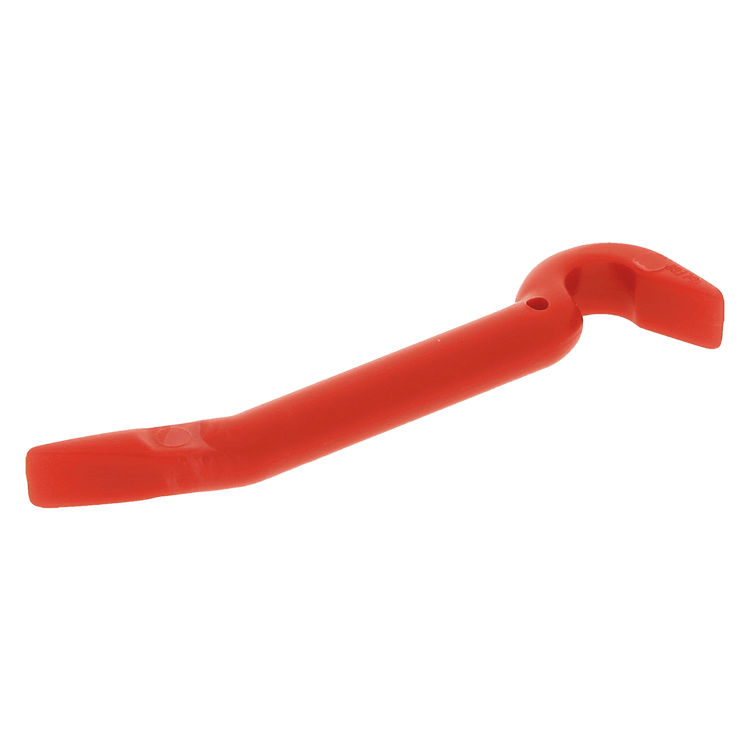 LEGO onderdele 92585 - Red Minifig, Utensil Tool Crowbar bij BrickScout