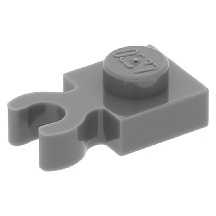 LEGO Einzelteil 4085 - Dark Bluish Gray Plate, Modified 1 x 1 with Clip ...