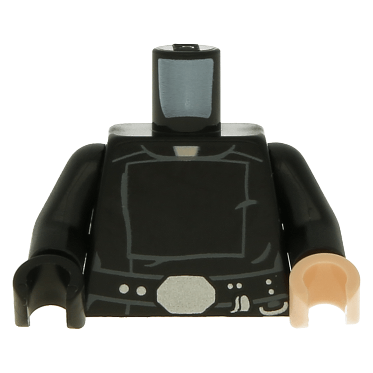 LEGO Einzelteil 973pb2110c01 - Black Torso SW Jedi Robe, Belt with ...