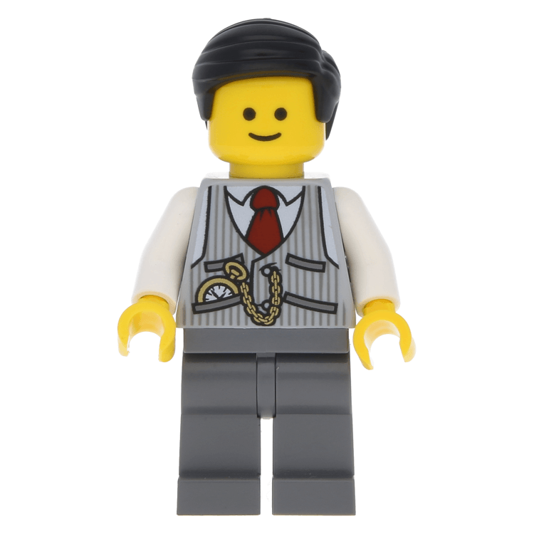 LEGO minifigur twn251 - Bank Manager (10251) bij BrickScout