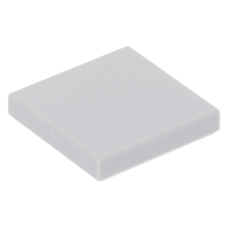 LEGO Einzelteil 3068b - Light Bluish Gray Tile 2 x 2 with Groove bei ...