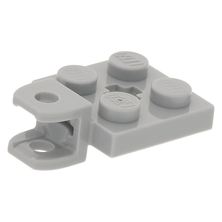 LEGO Einzelteil 63082 - Light Bluish Gray Plate, Modified 2 x 2 with ...