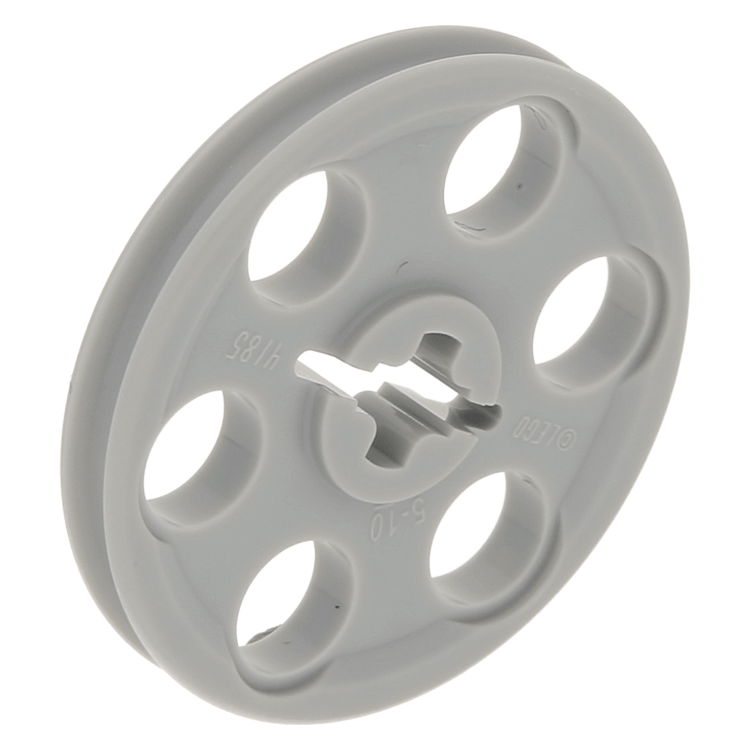 LEGO Einzelteil 4185 - Light Bluish Gray Technic Wedge Belt Wheel ...