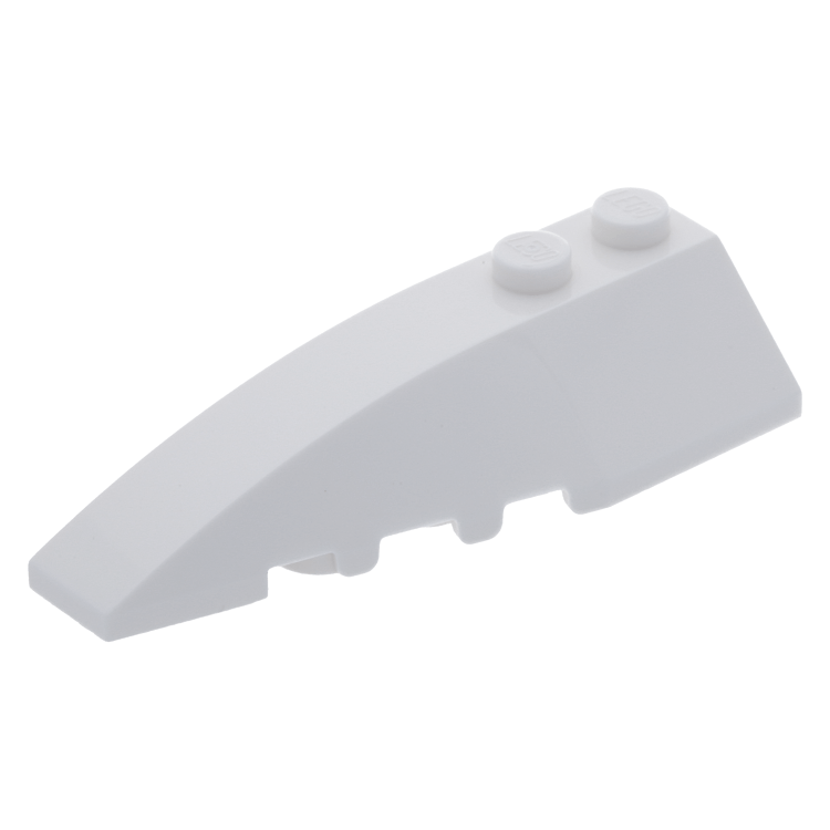 LEGO Einzelteil 41748 - White Wedge 6 x 2 Left bei BrickScout