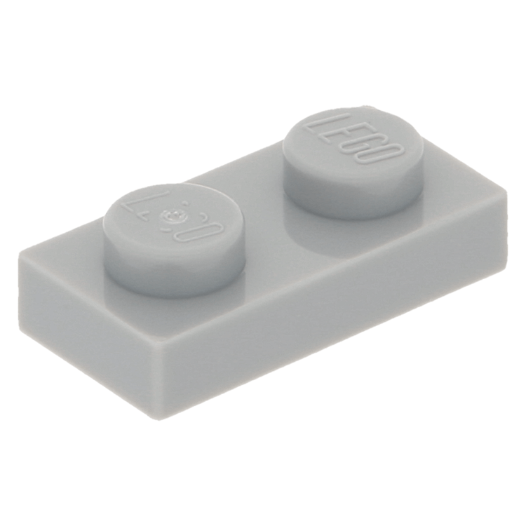 LEGO Einzelteil 3023 - Light Bluish Gray Plate 1 x 2 bei BrickScout