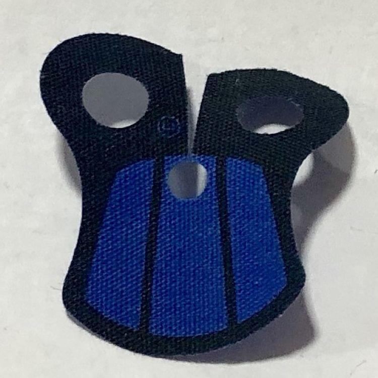 LEGO Einzelteil 48431pb03 - Blue Minifig, Armor Pauldron Cloth with ...