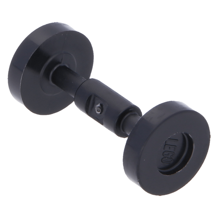 LEGO Einzelteil 2496 - Black Wheel Skateboard / Trolley bei BrickScout